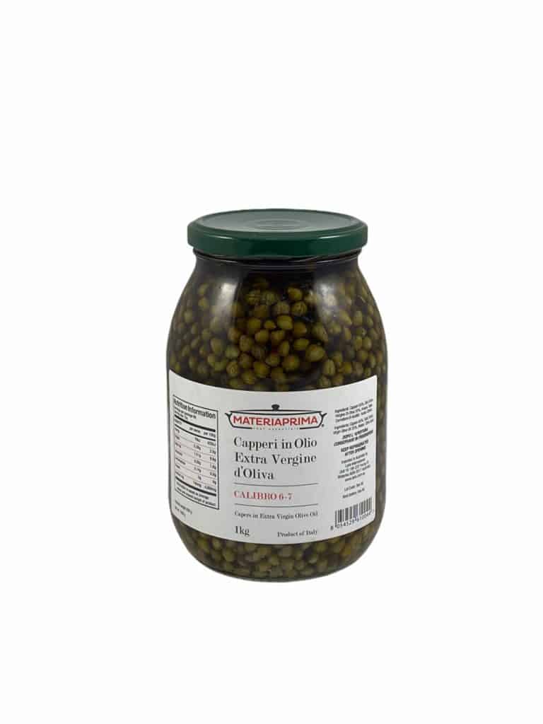 Materiaprima Baby Capers in oil 1kg - Lario